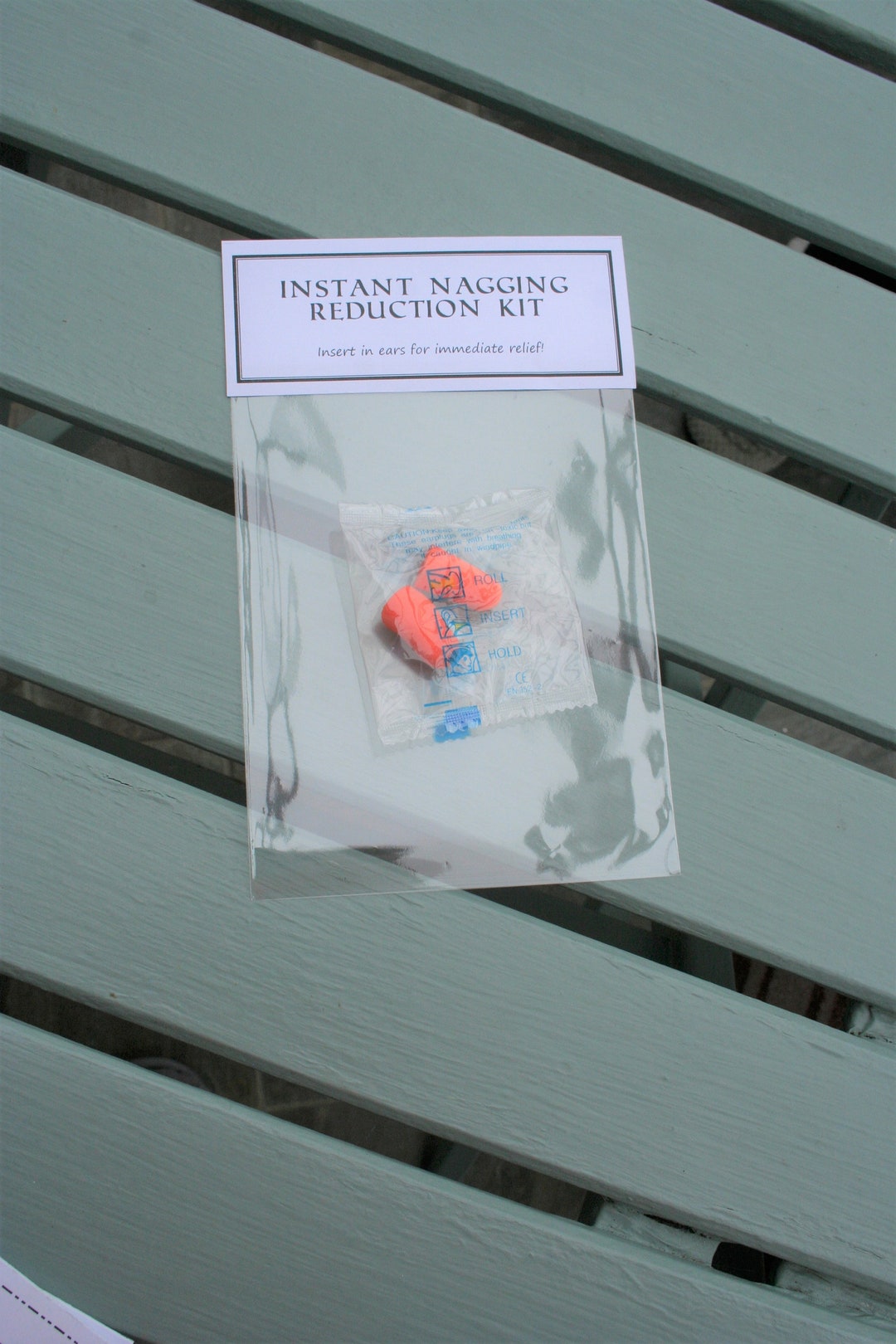 Instant nagging reduction kit Includes earplugs Fun joke gift to make ...