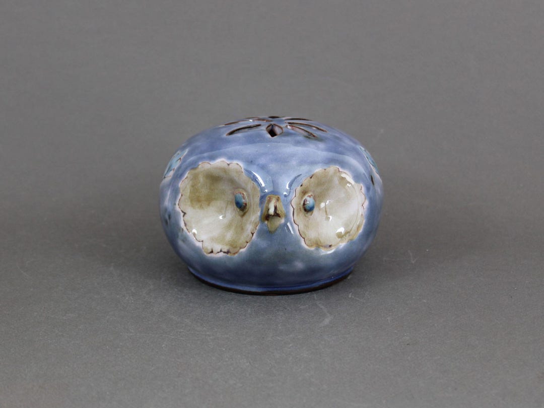 Vintage 1970s YANNICK CHUREAU Pottery Owl, South of France Ceramic Frog ...
