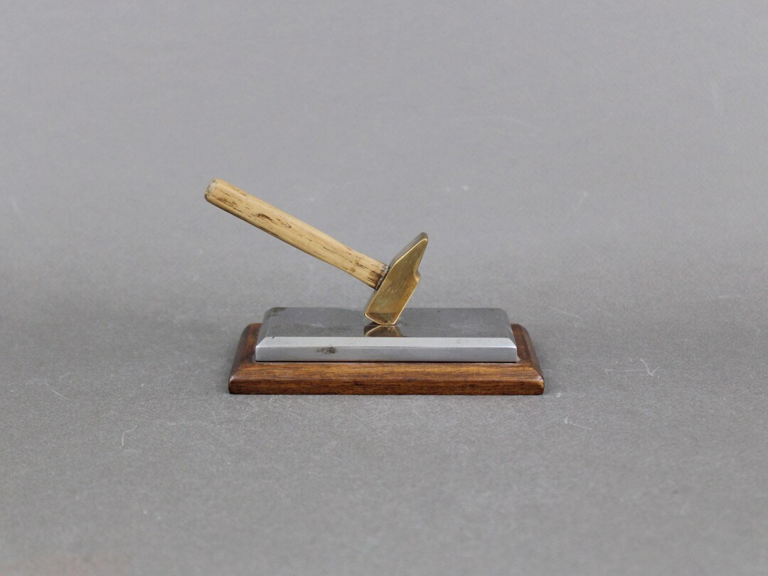 French Art Deco Small Hammer Sculpture, Antique 1920s, Miniature Tool ...