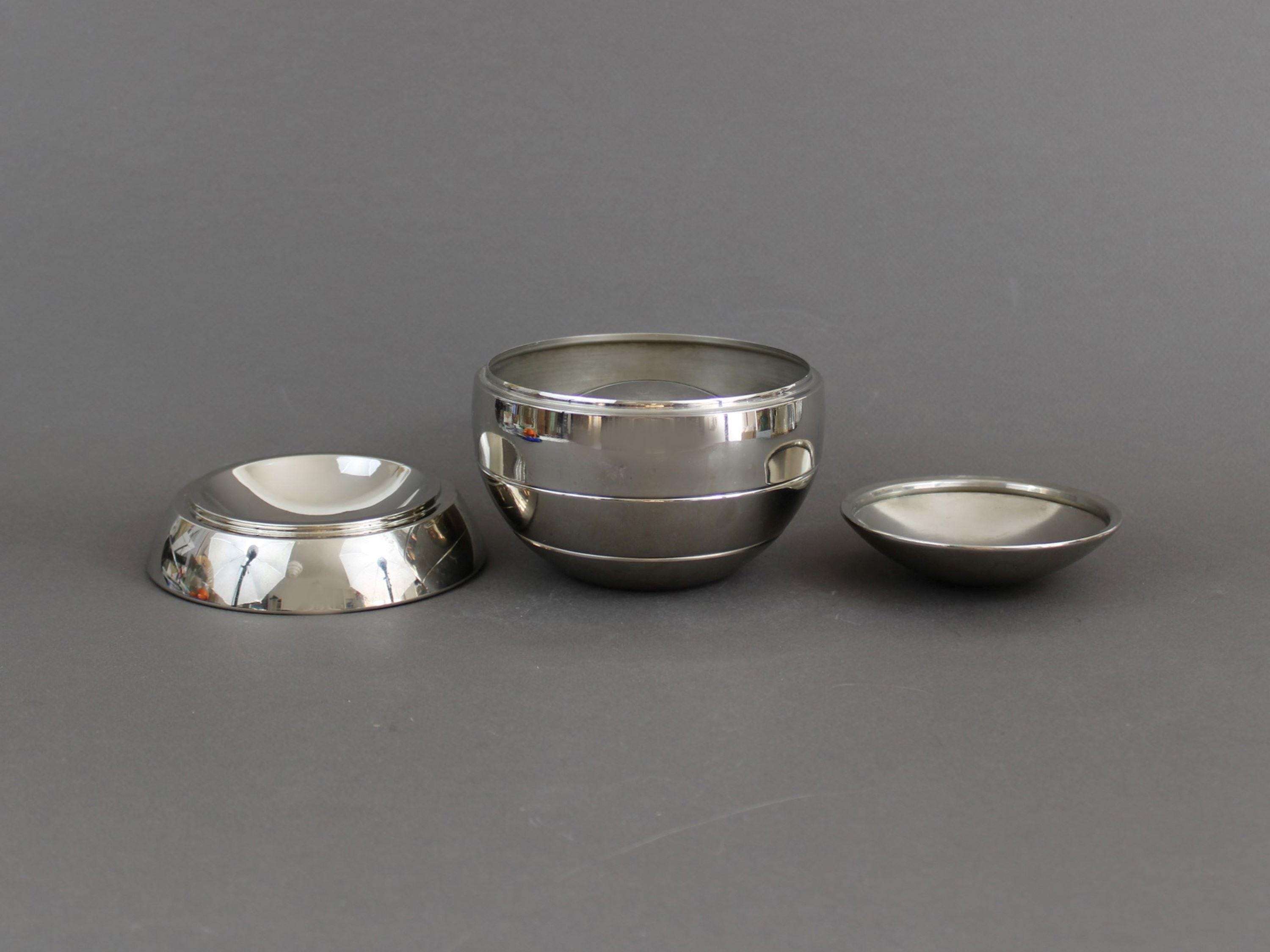 Vintage 1970s TOMMASO BARBI Stacking Ashtrays, Decorative Sphere ...