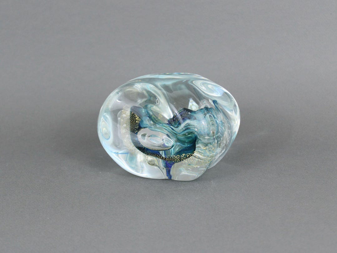 Vintage 1990s ROBERT PIERINI Abstract Sculpture, French Artist, Blown ...