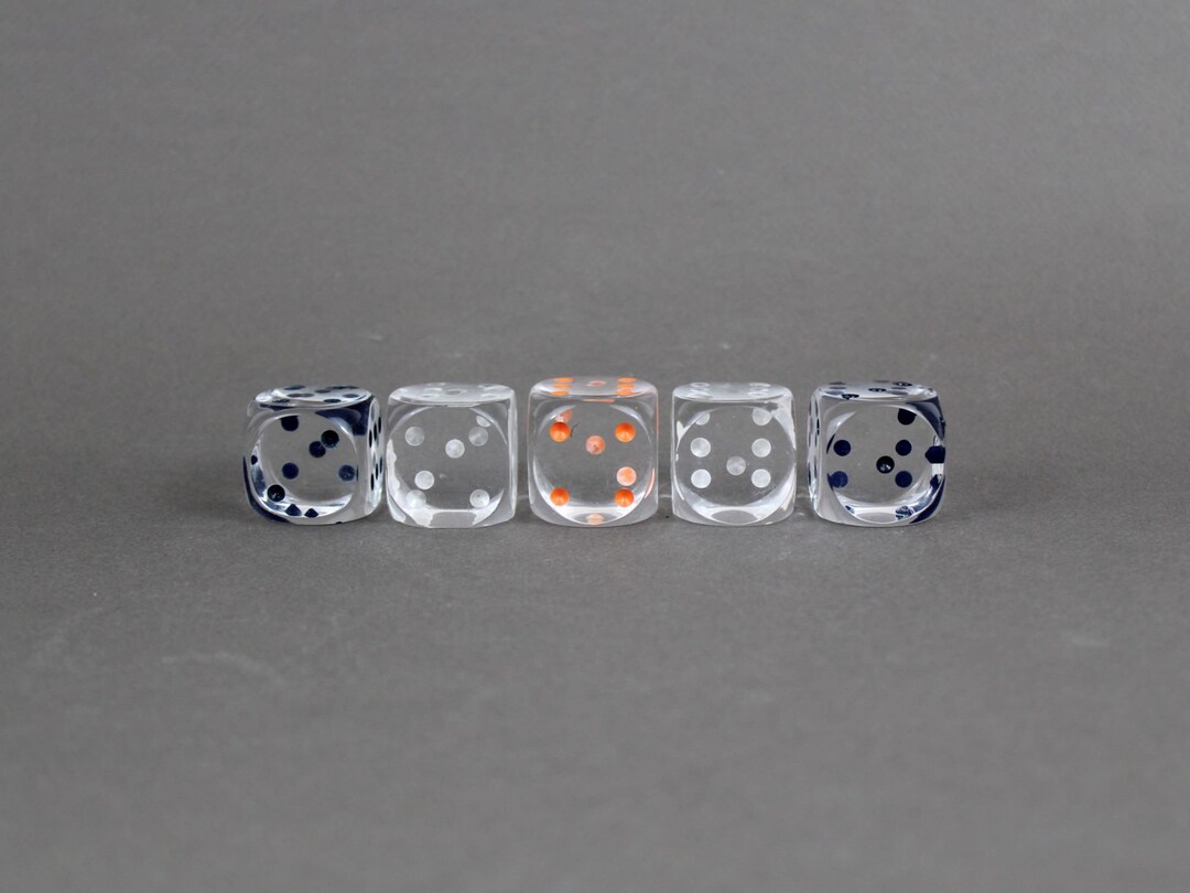 Vintage 1970s Lucite Dice Set, Modern Decor or Collectible - Etsy