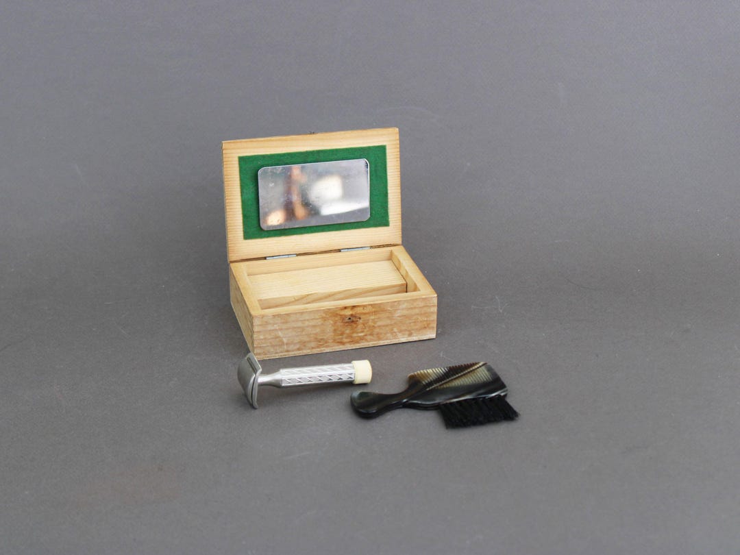 CARL AUBOCK Mustache Razor Kit, Austrian Mid Century Grooming Set in ...