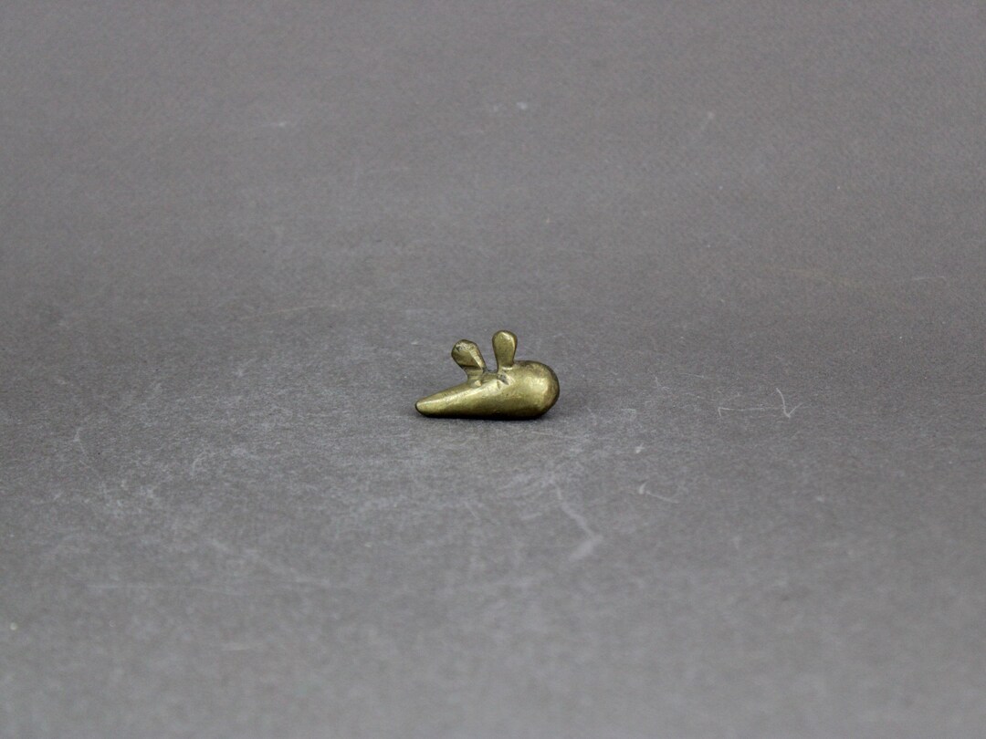 Vintage 1950s WALTER BOSSE Mouse Figurine, Small Brass Sculpture, Made ...