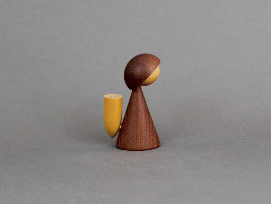 Vintage 1960s PAUL ANKER HANSEN Teak Figurine for G. Rath - Etsy