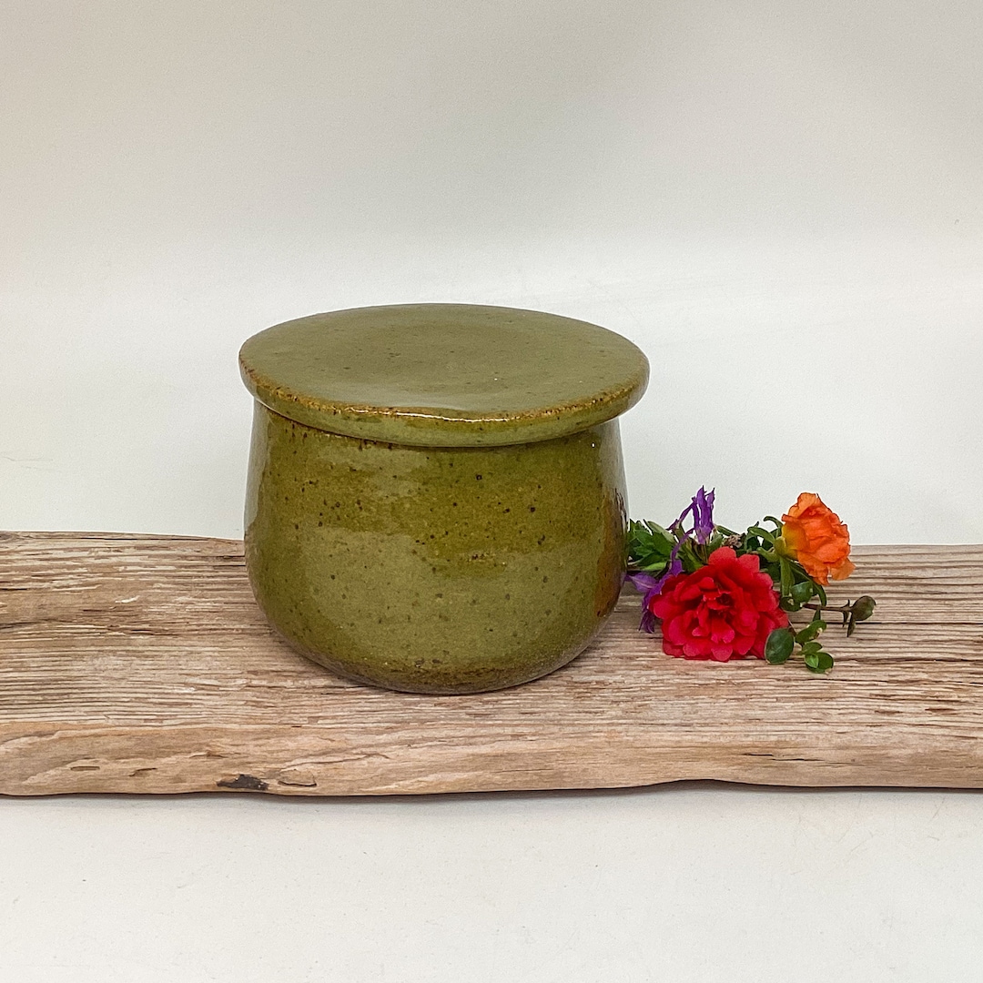 Salt Pig, Salt Cellar, Storage Jar, Paper Clip Holder, Stash Jar, Coin ...