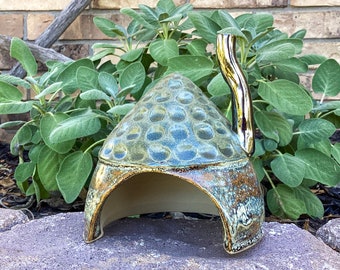 Pottery Toad Cottage Garden Fairy Home Toad House Gnome - Etsy