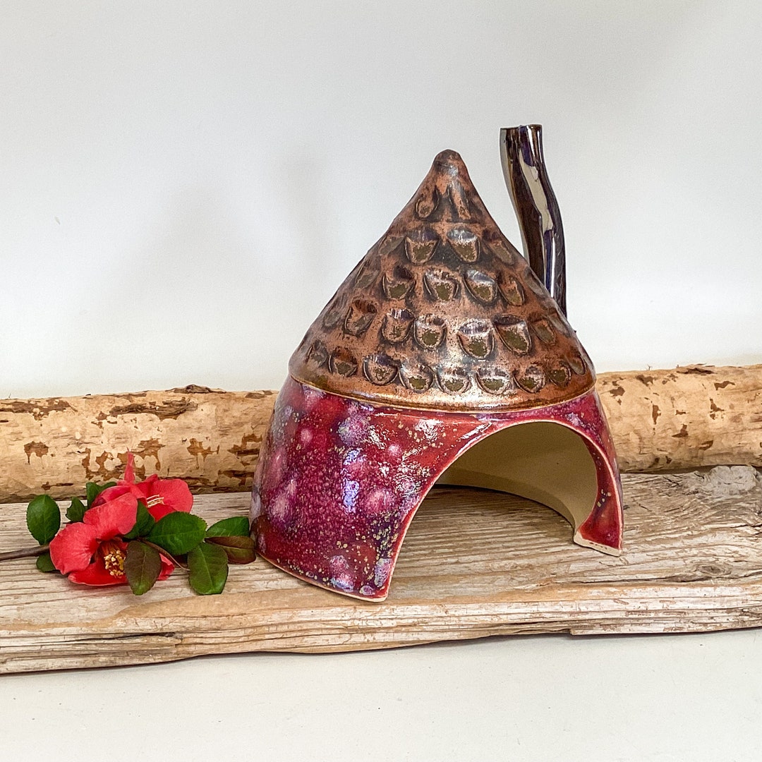 Pottery Toad Cottage, Garden Fairy Home, Toad House, Gnome Home, Lizard ...