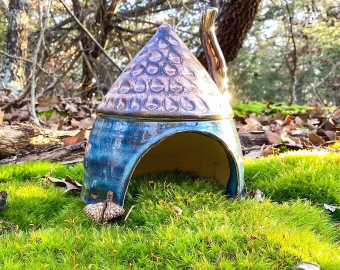 Pottery Toad Cottage, Garden Fairy Home, Toad House, Gnome Home, Lizard ...