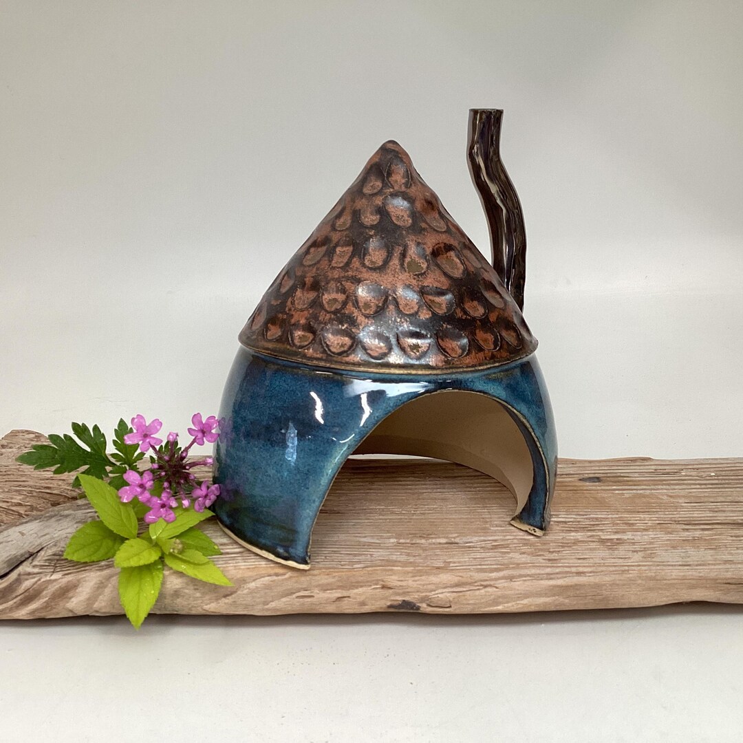 Pottery Toad Cottage, Garden Fairy Home, Toad House, Gnome Home, Lizard ...