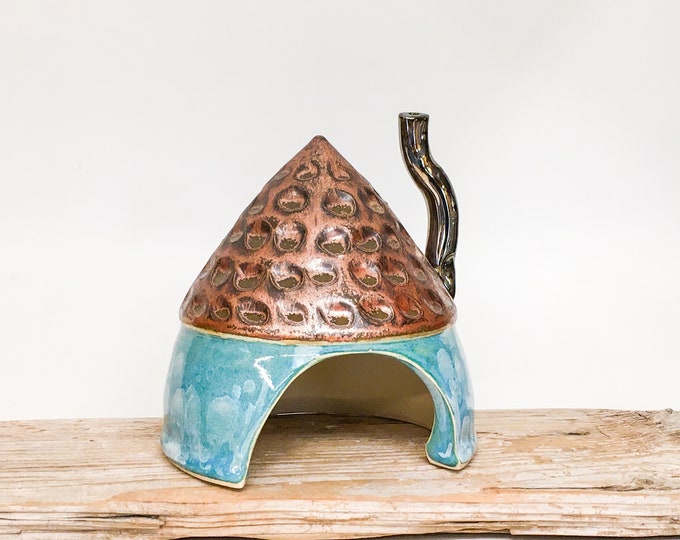 Pottery Toad Cottage, Garden Fairy Home, Toad House, Gnome Home, Lizard ...
