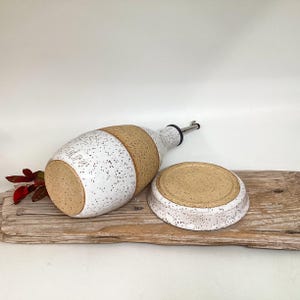Pottery Olive Oil / Vinegar Bottle Set, Cruet, Spout, Arthritis ...
