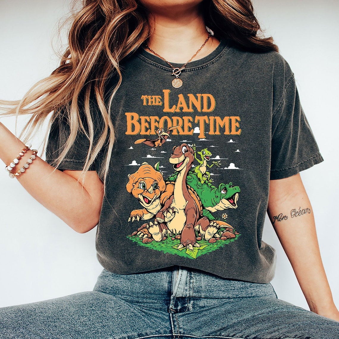 Land Before Time Pastel Dinosaur Friends T-shirt, Land Before Time ...