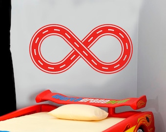 Race Track Wall Decal - Etsy