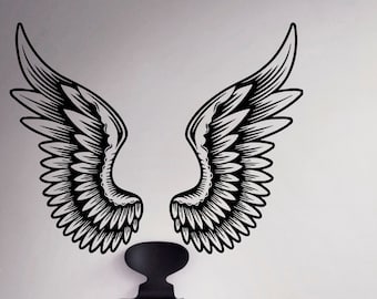 Angel Wall Decal | Etsy