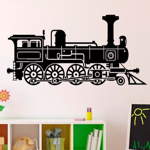 Railway Railroad Wall Decal Train Rail Vinyl Sticker Home - Etsy