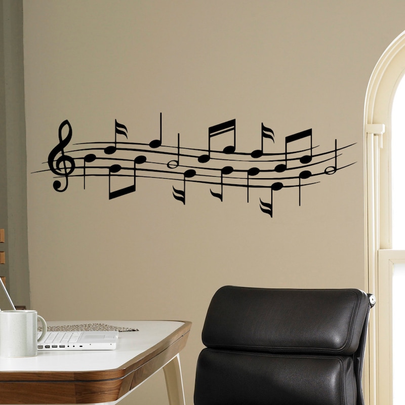 Music Notes Decal - Etsy