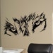 Tribal Wolf Wall Decal Beast Wild Animal Vinyl Sticker Home Decor Ideas ...
