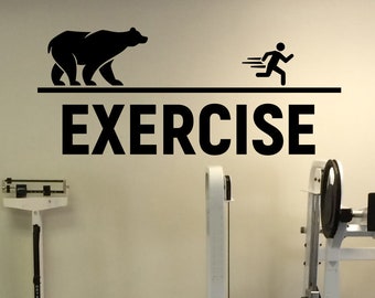 Exercise Decal | Etsy