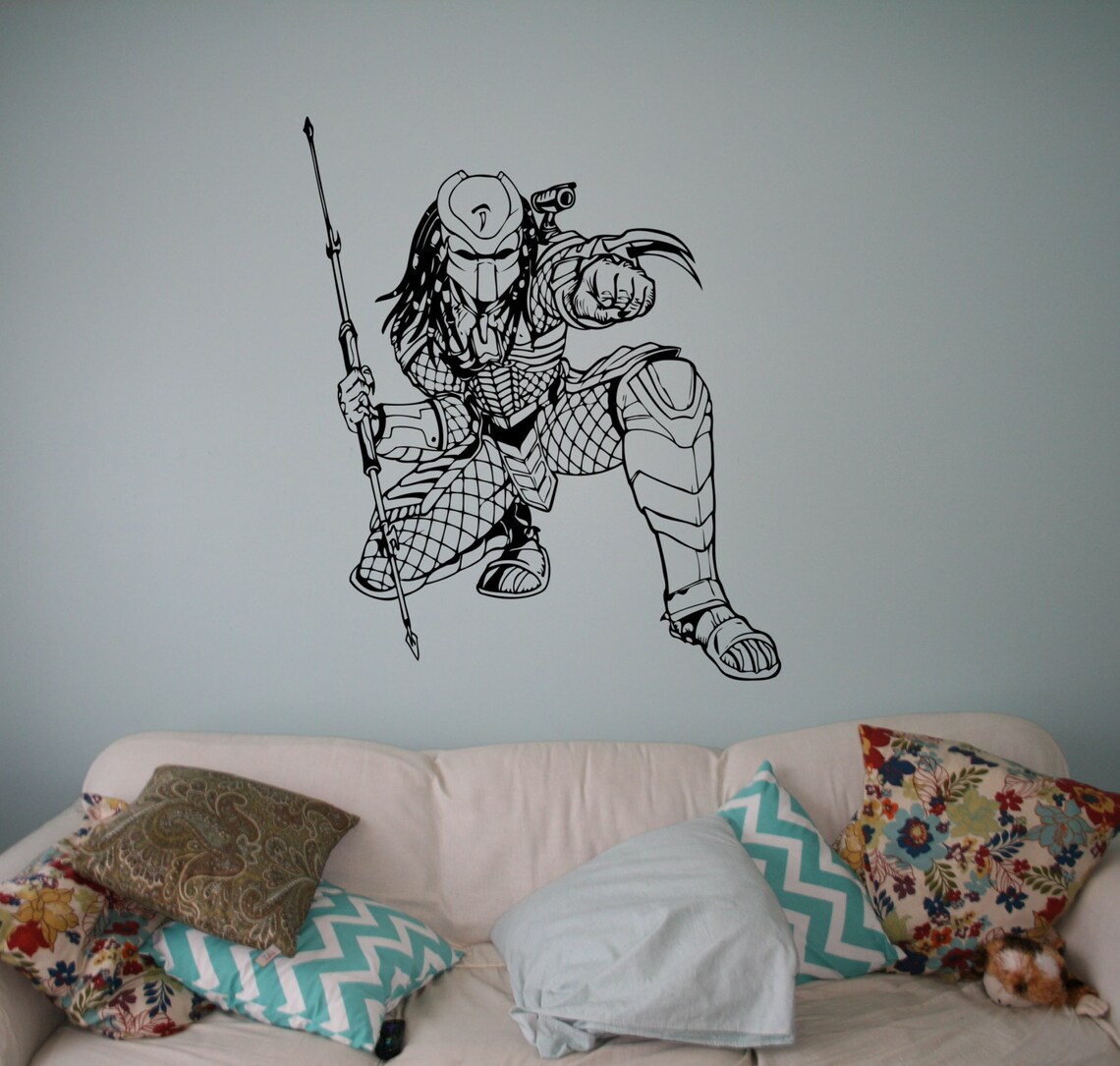 Predator Movie Wall Decal Film Wall Vinyl Sticker Wall Home | Etsy