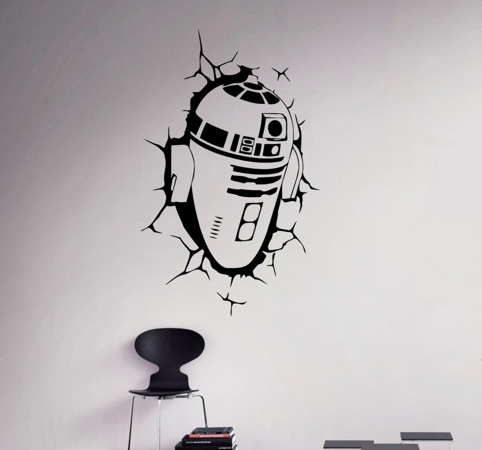 Star Wars Wall Vinyl Decal R2 D2 Wall Sticker Robot Droid Wall - Etsy
