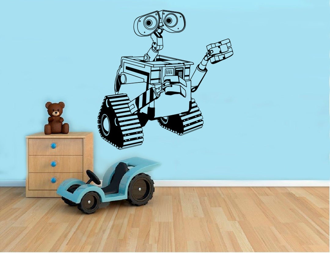 WALL-E Wall Decal Disney Cartoons Vinyl Sticker for Wall Art Decor Home ...