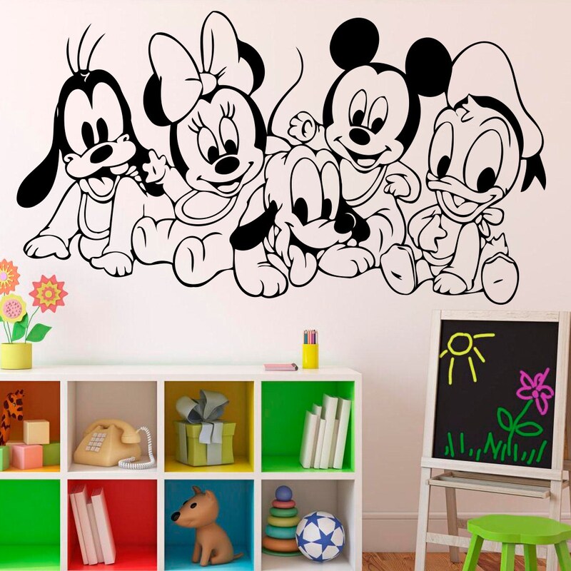 Mickey Mouse Decal - Etsy