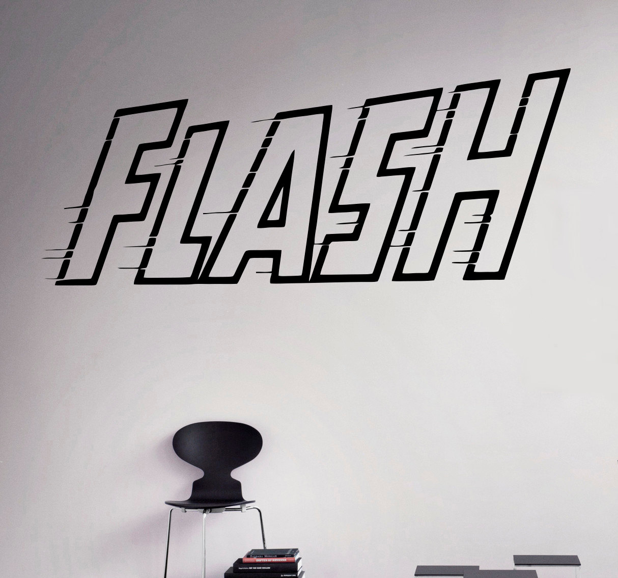 Flash Wall Vinyl Decal Comics Superhero Wall Sticker Home - Etsy