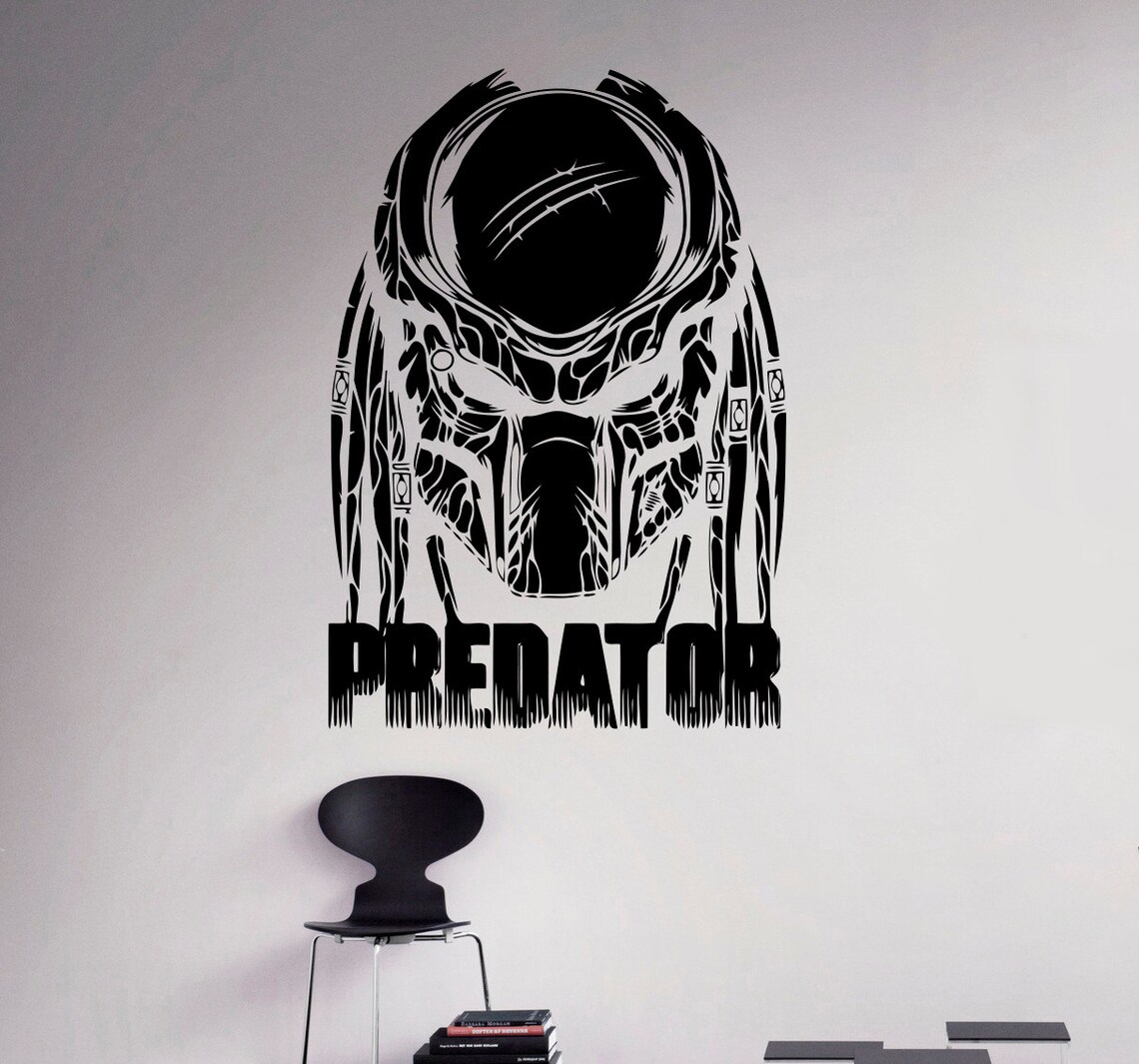 Predator Wall Decal Film Movie Wall Vinyl Sticker Wall Home - Etsy