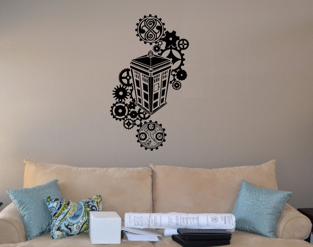 Doctor Who Movie Cartoon Wall Stickers Decals Murals Sticker Home Art ...