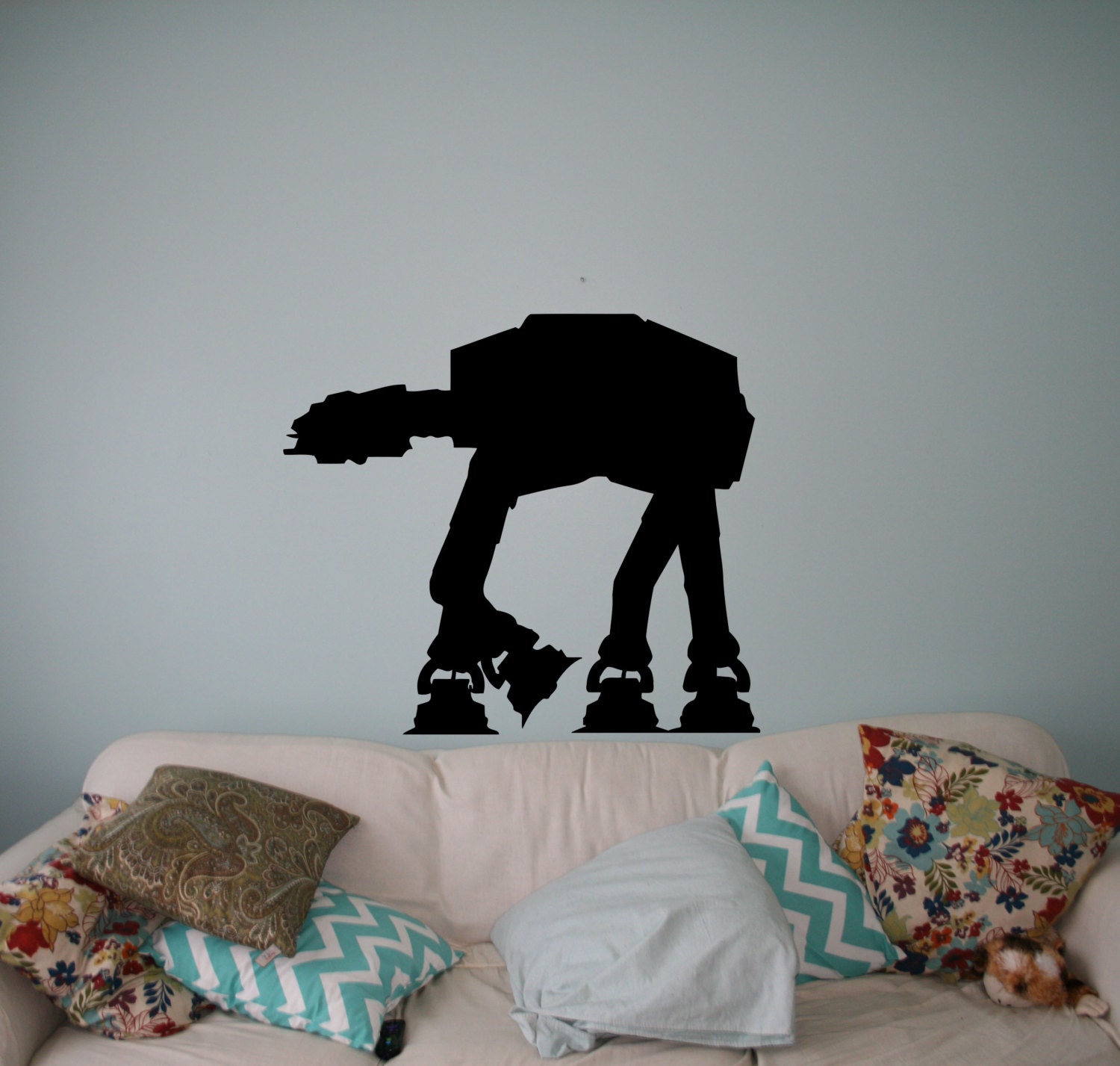 AT AT Walker Wall Vinyl Decal Star Wars Wall Sticker Home - Etsy