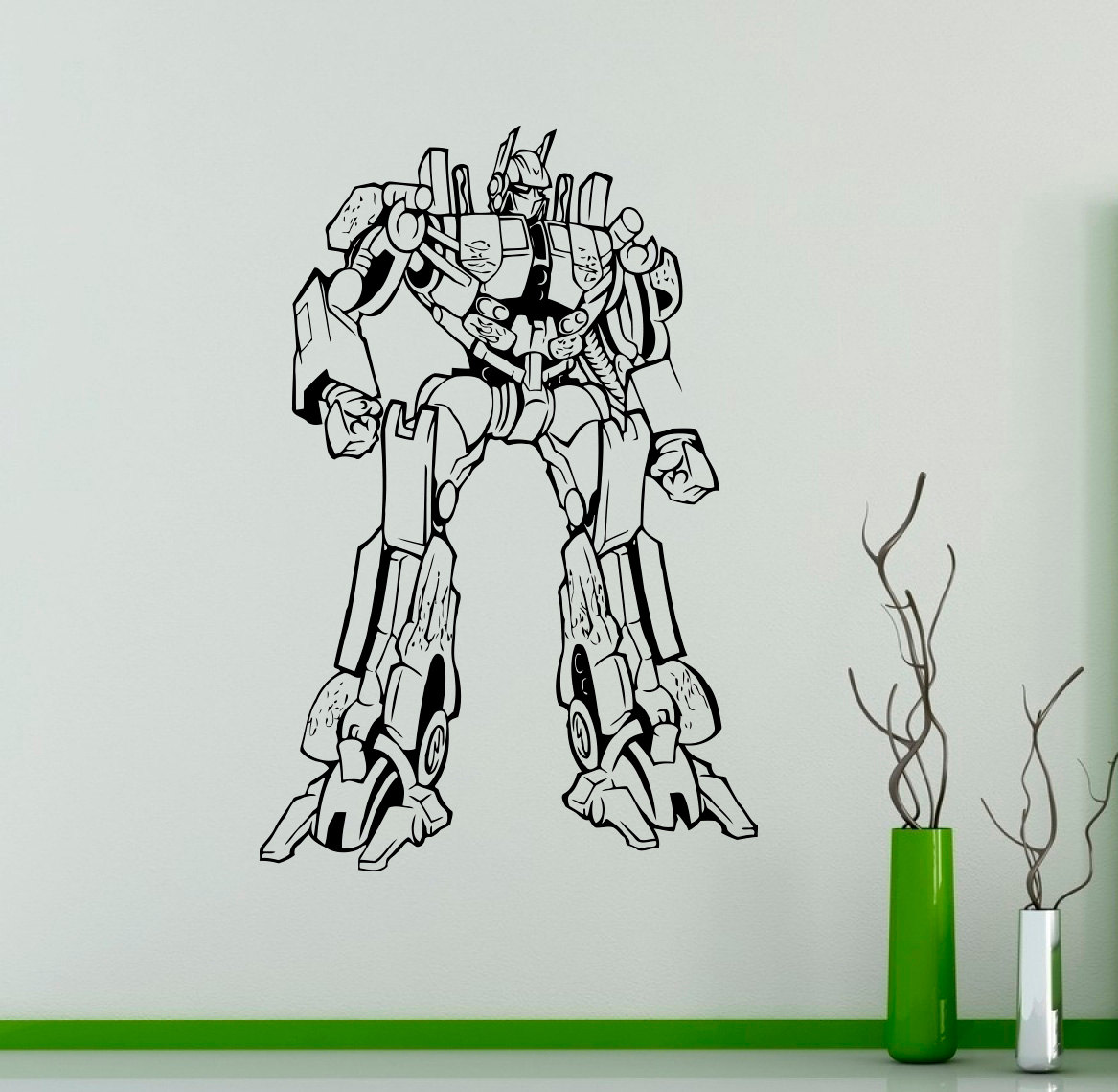 Transformers Vinyl Decal Optimus Prime Wall Vinyl Sticker - Etsy
