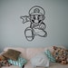 Super Mario Vinyl Decal Retro Video Game Hero Wall Vinyl Sticker ...