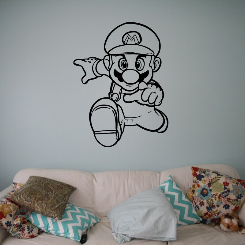 Super Mario Decal - Etsy