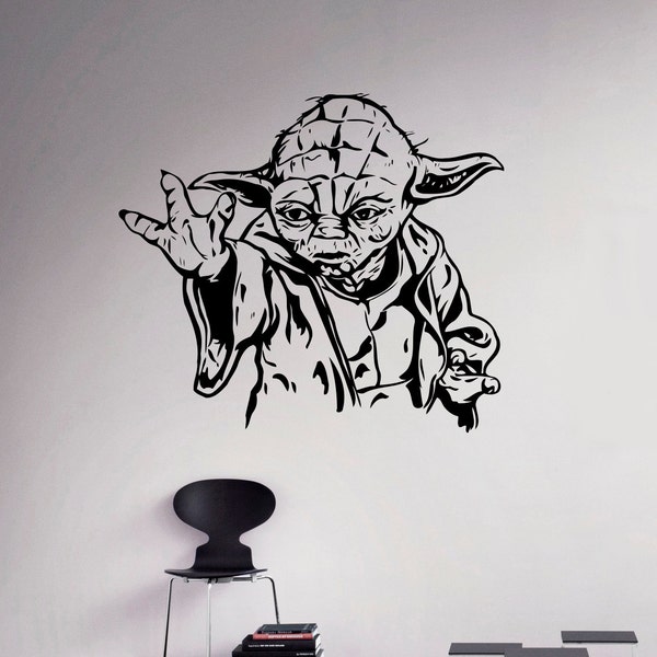 Jedi Master Wall Decal - Etsy