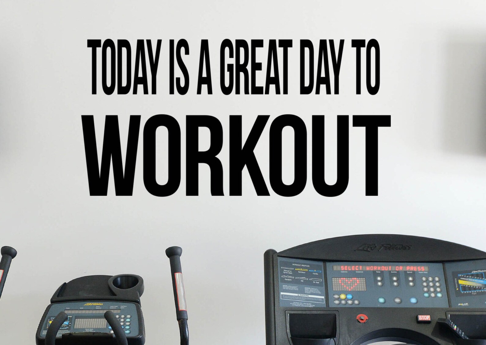 Today is a Great Day to Workout Daily Motivation Quote Vinyl - Etsy
