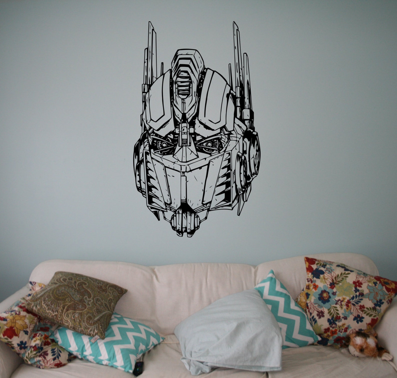 Optimus Prime Vinyl Decal Transformers Wall Vinyl Sticker | Etsy