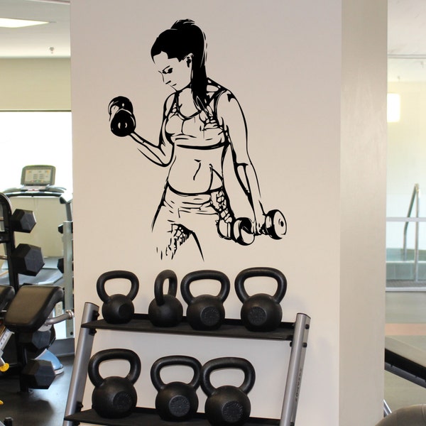 Gym Wall Decal Etsy