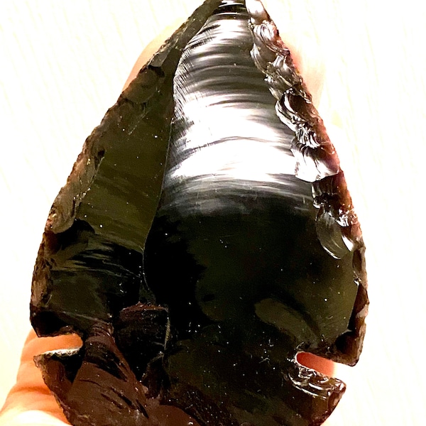 Obsidian Spearhead - Etsy