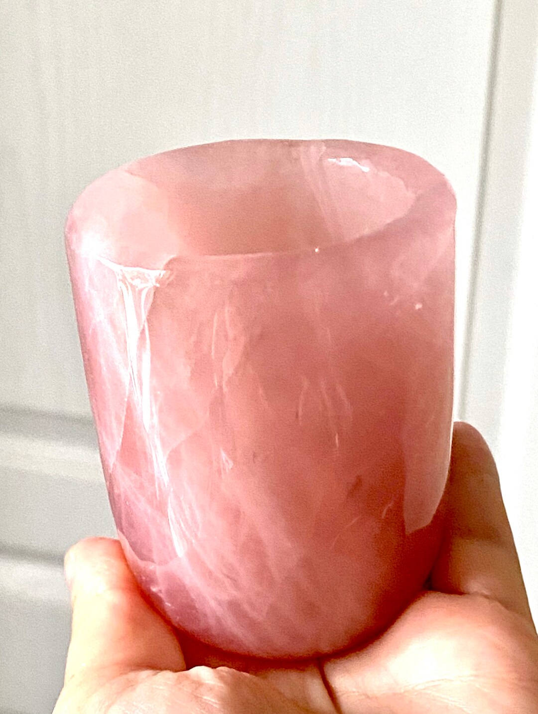 Rose Quartz Cup Goblet - Etsy
