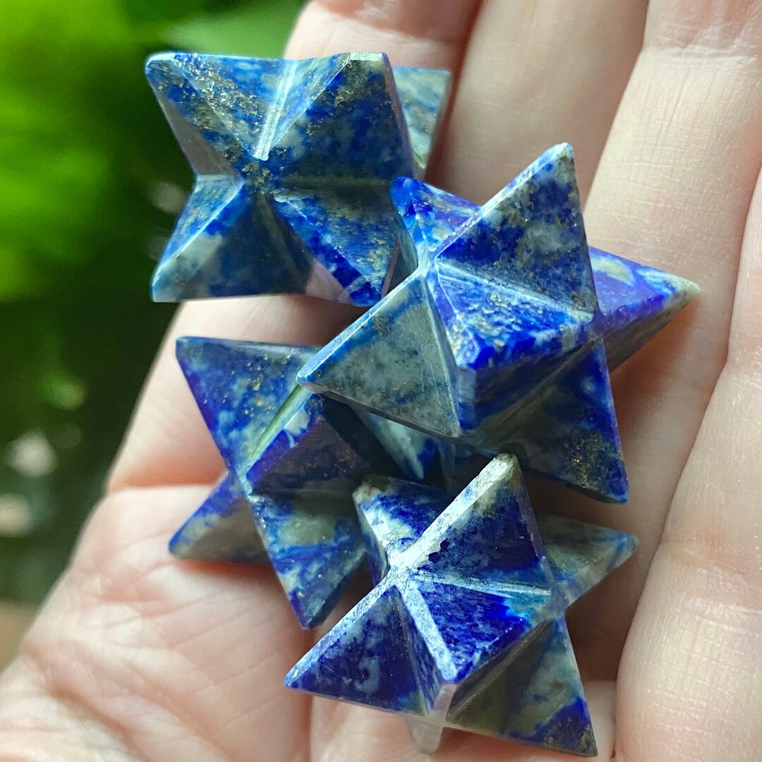 Lapis Lazuli Merkaba Sacred Geometry - Etsy
