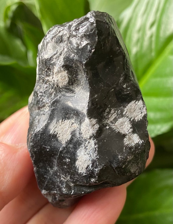 Raw Snowflake Obsidian