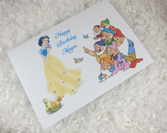 Snow White Card | Etsy