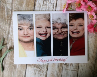 Golden Girls Rose Birthday Card - Etsy