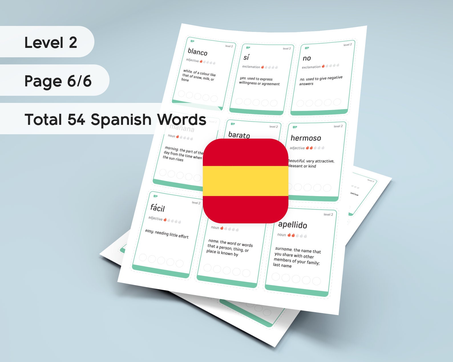 Printable Spanish Flashcards | Montessori Cards for Adults and Kids ...