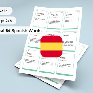Printable Spanish Flashcards | Montessori Cards for Adults and Kids ...