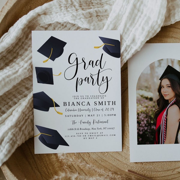 High School Graduation Invitations - Etsy