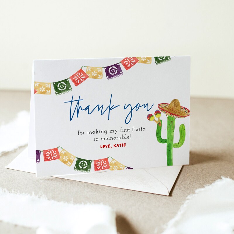 Fiesta Thank You - Etsy