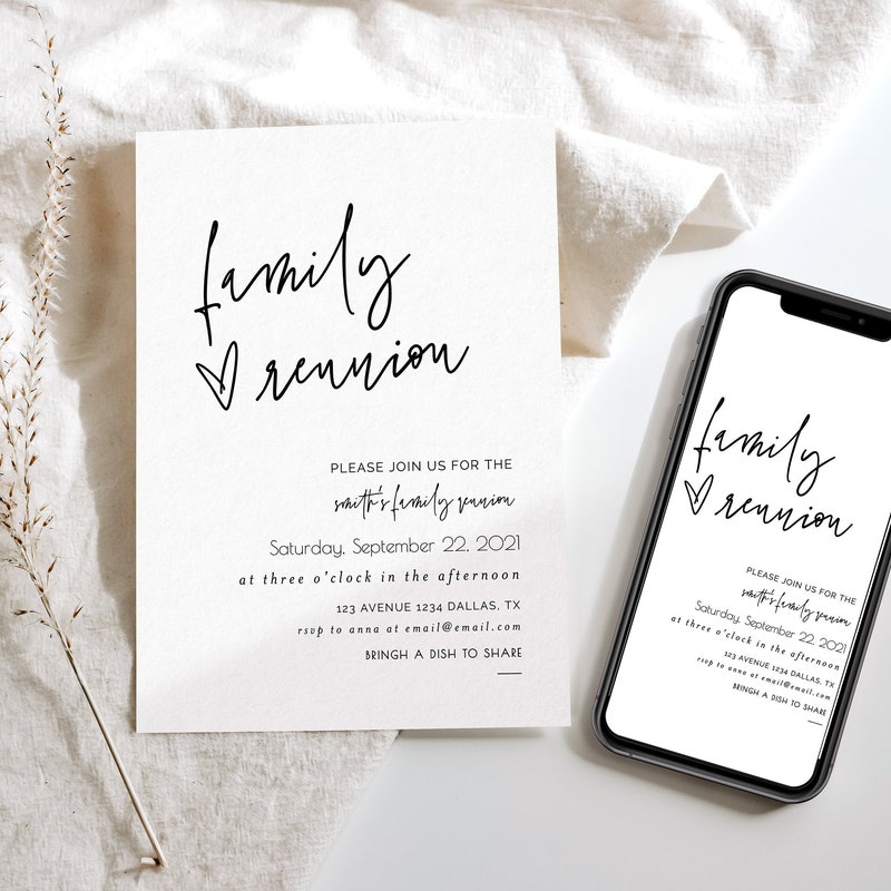 Family Get Together Invites - Etsy