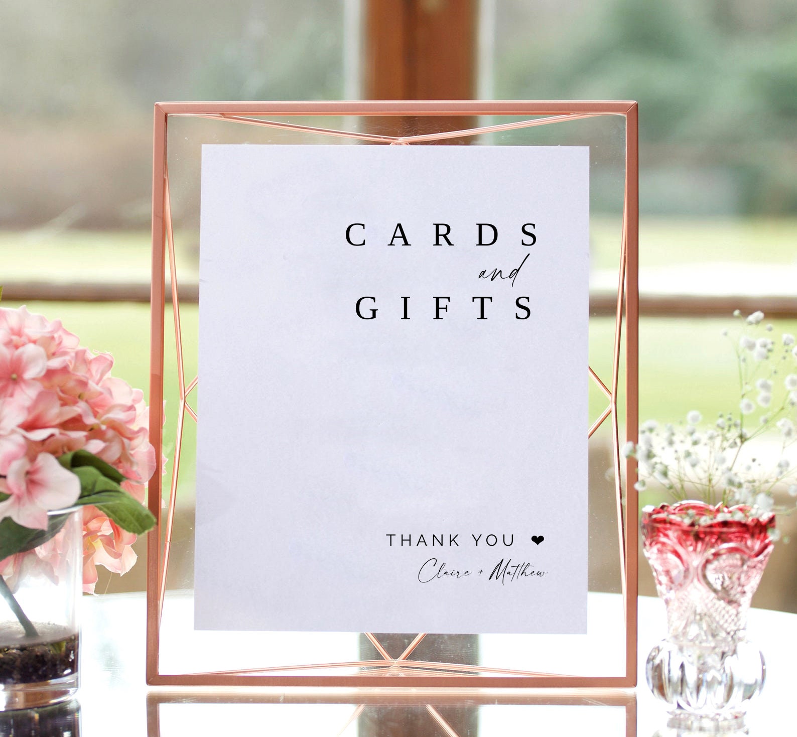 Cards and Gifts Table Sign Printable Cards and Gifts Sign | Etsy